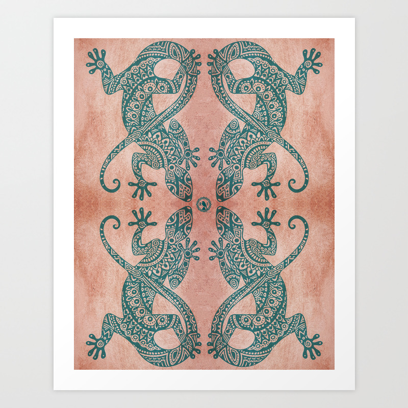 Printable Lizard Pattern