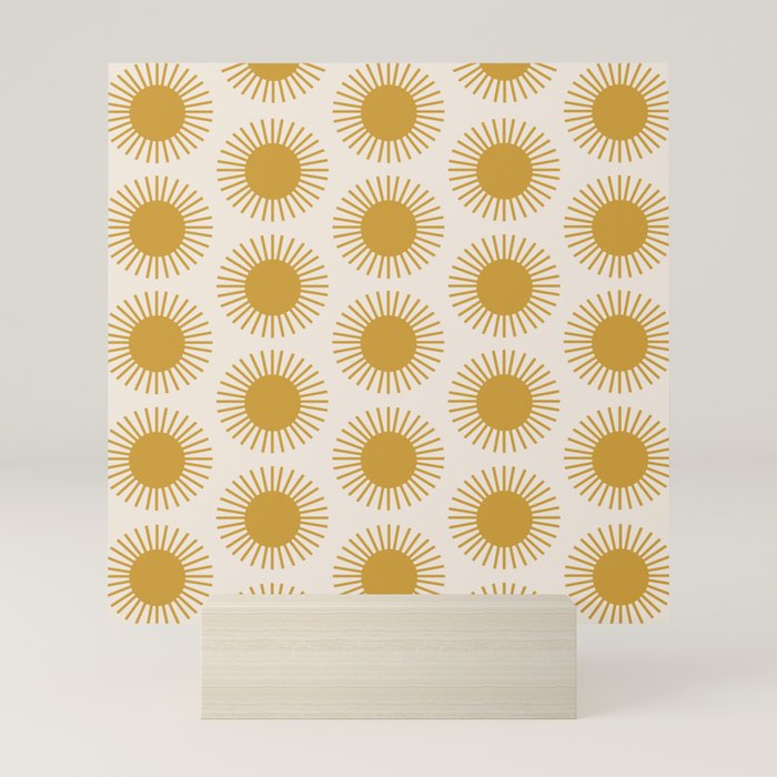 sun pattern wallpaper