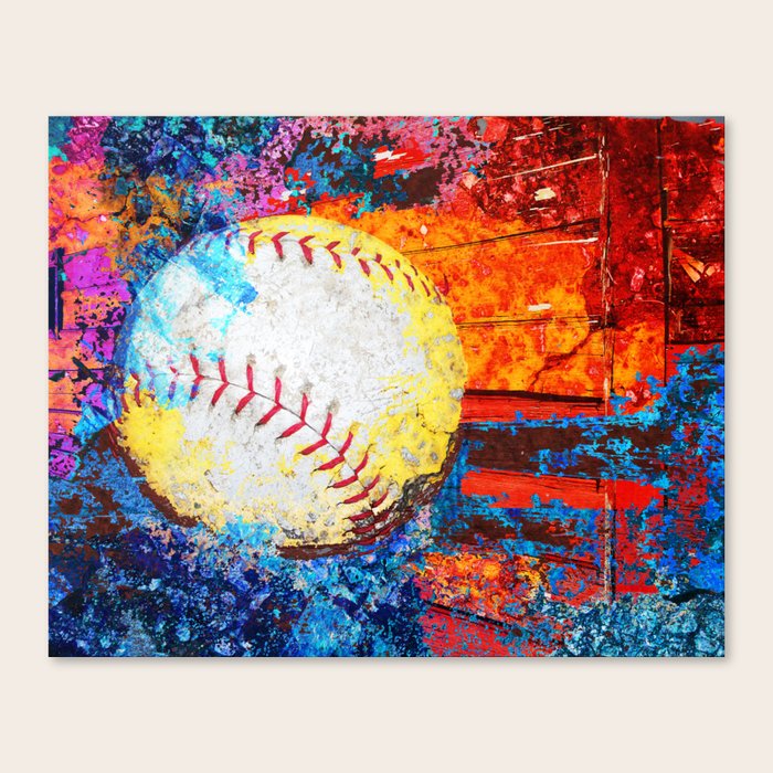 Kids Baseball Painting