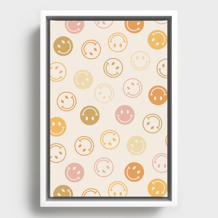 neutral smiley face background