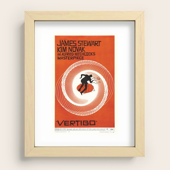 vertigo framed poster
