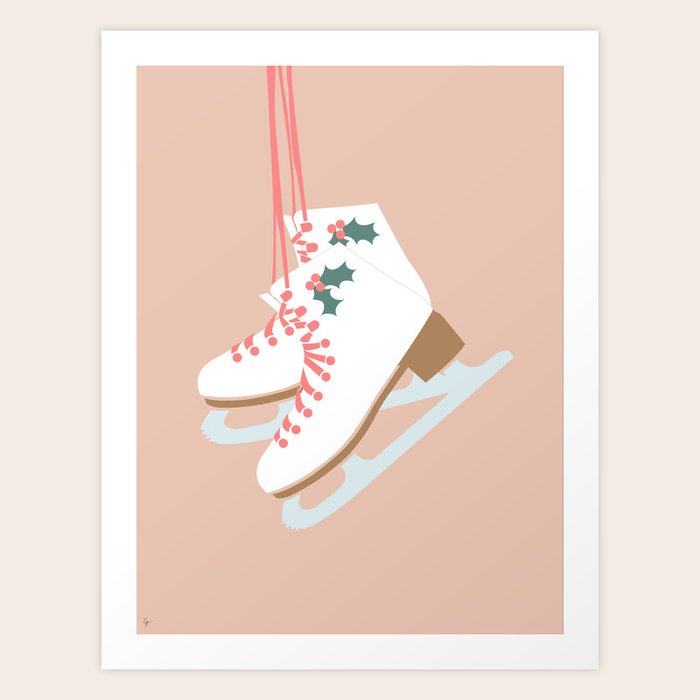 ice skating print