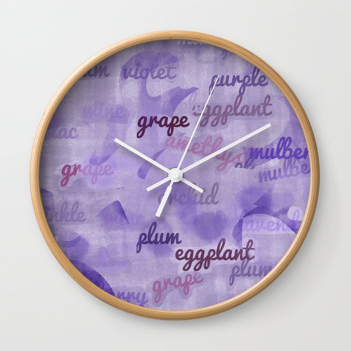 Synonyms Wall Clock By Lidflutters Society6 synonyms-wall-clock-by-lidflutters-society6
