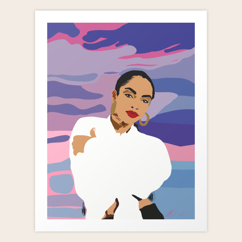 Wall Hangings Sade Illustration Art Print Poster Home & Living etna.com.pe
