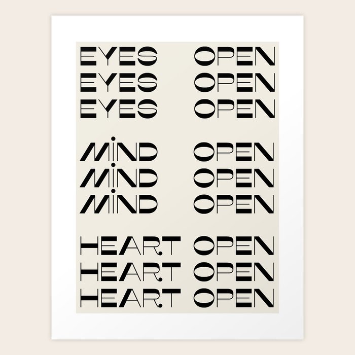 open mind print