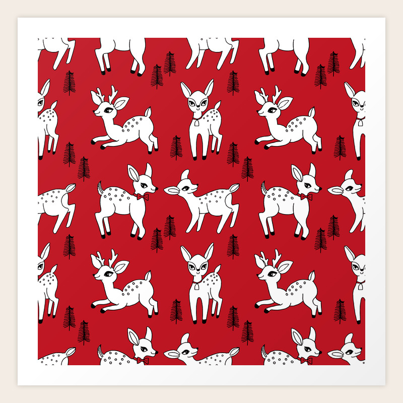 Cute Reindeer Stencil