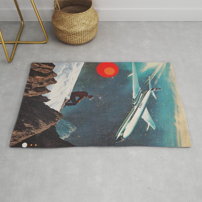 planes logo rug