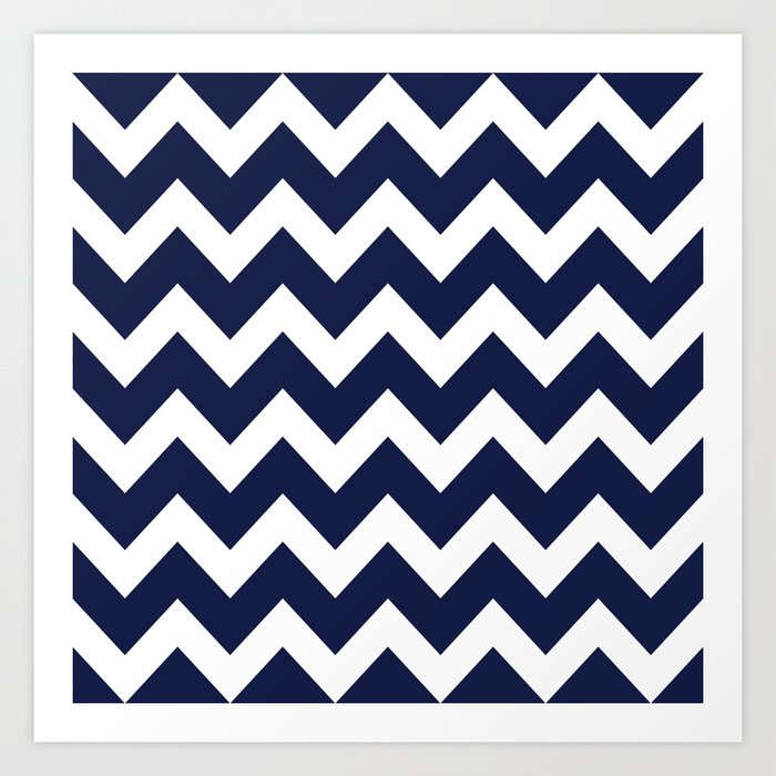 Navy Chevron Background