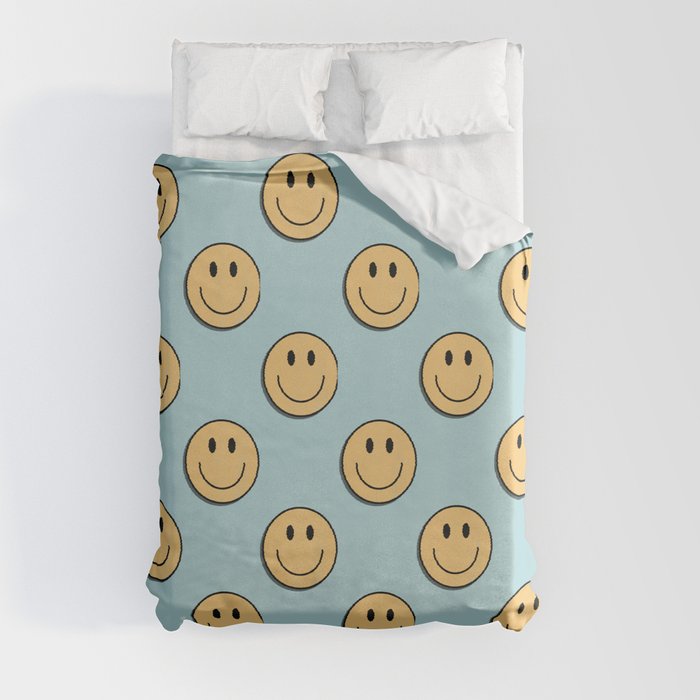 faces duvet cover