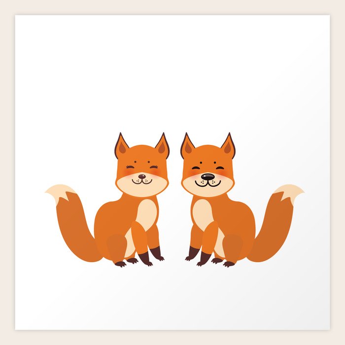 Cute Boys Fox Cartoons