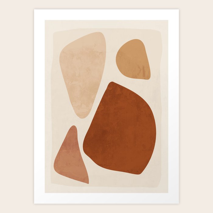 Abstract Shapes 47 Art Print by ThingDesign | Society6