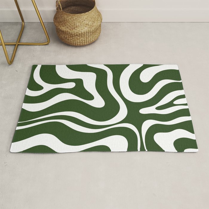abstract pattern rug
