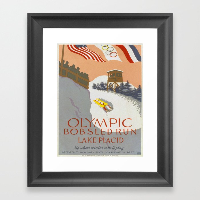 Vintage poster - Lake Placid Framed Art Print by Vintage Images | Society6 Vintage poster - Lake Placid Framed Art Print by Vintage Images | Society6