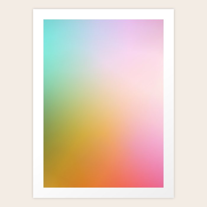 23 Aesthetic Gradient 221103 Valourine Design Art Print by valourine ...