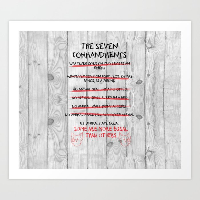 Animal Farm Commandments