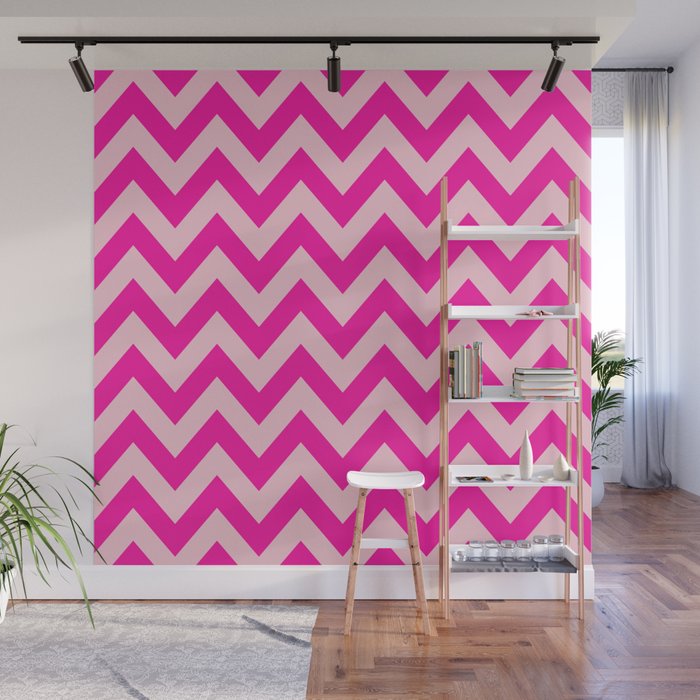 Hot Pink Chevron