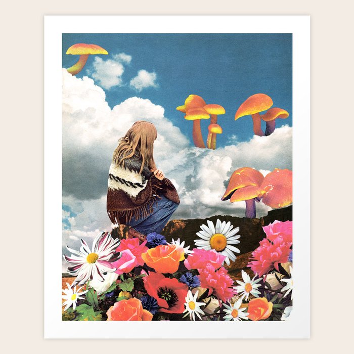 MUSHROOM CLOUD by Beth Hoeckel Art Print by Beth Hoeckel | Society6