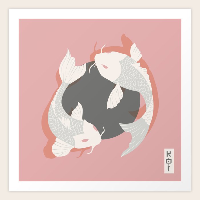 koi carp artwork