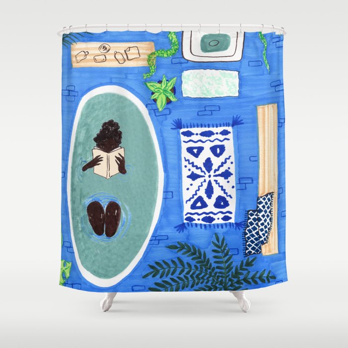 Patterned Printed Shower Curtains Society6