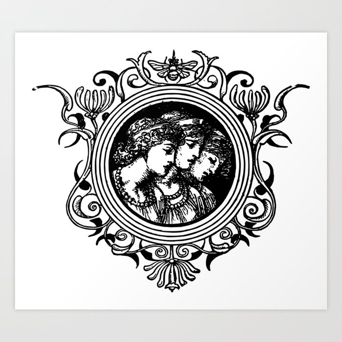 Polyamorous Polyamory Three Women Throuple Spooning Triad