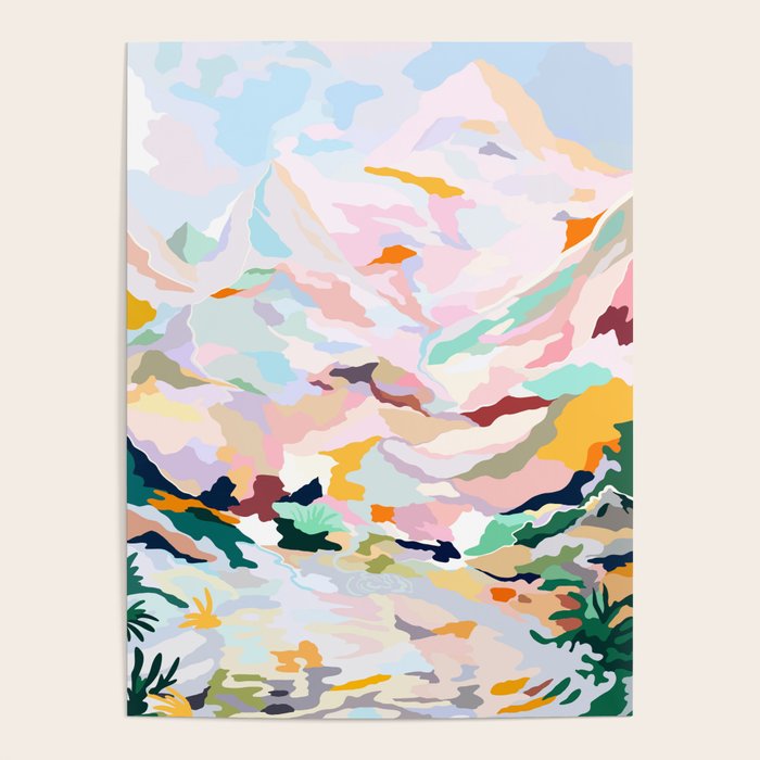 alpine Poster by Dansedelune | Society6