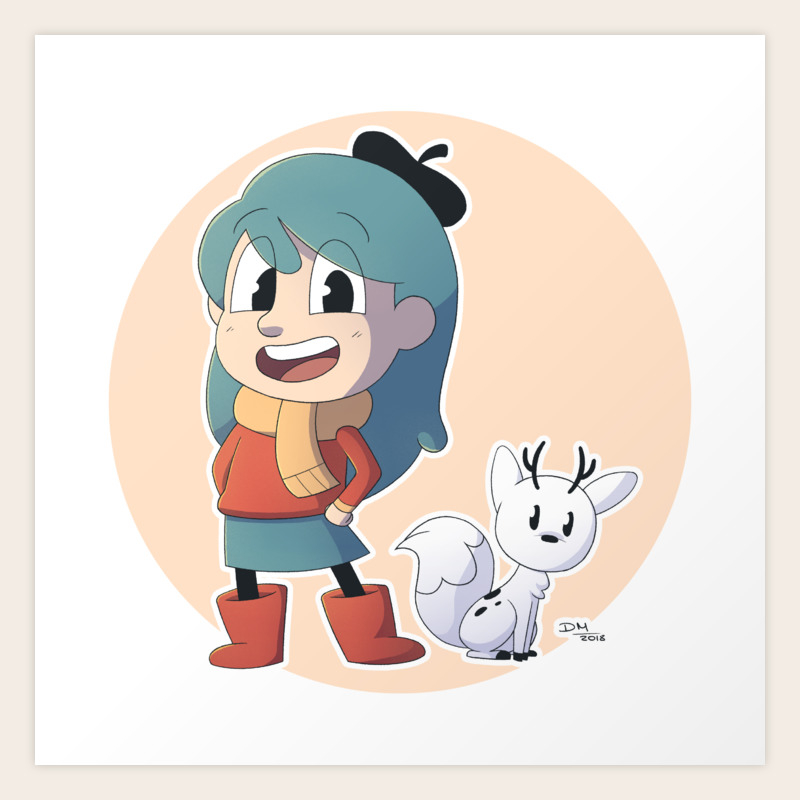Digital Custom Hilda Art Art & Collectibles Drawing & Illustration etna ...