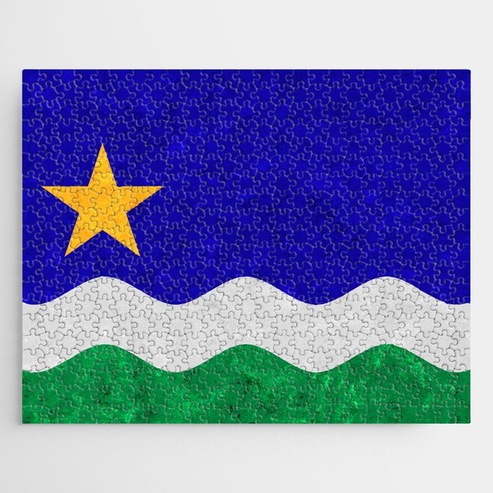 North Star Flag Minnesota Jigsaw Puzzle by Enzwell Artworks | Society6