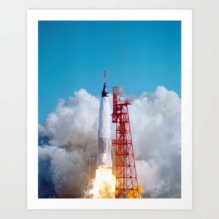 Friendship 7 Spacecraft Take Off