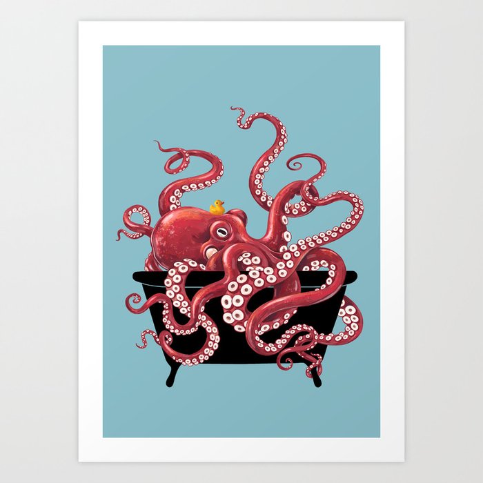 Giant Octopus Painting