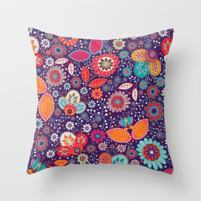 Shabby Flowers 29 Throw Pillow By Juliana Rw Society6