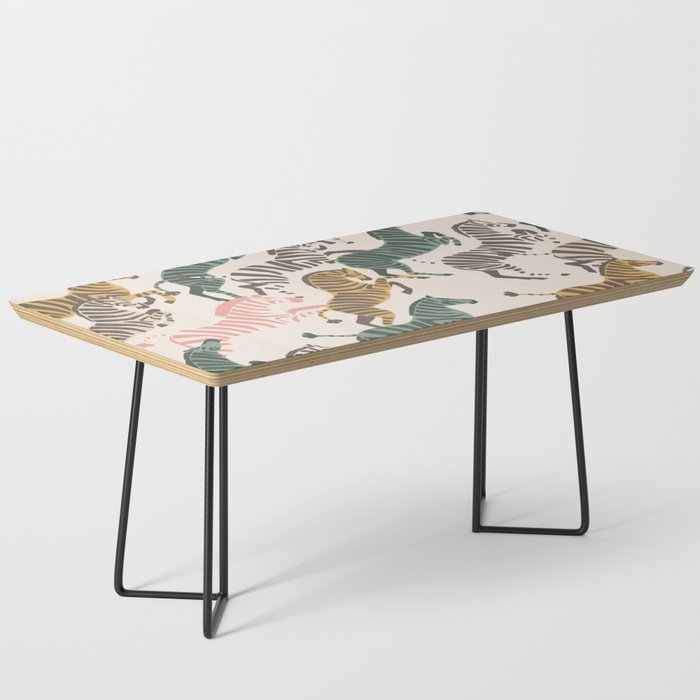 zebra print coffee table
