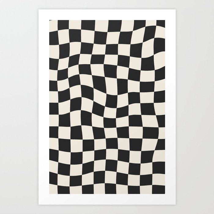 wavy checkered pattern