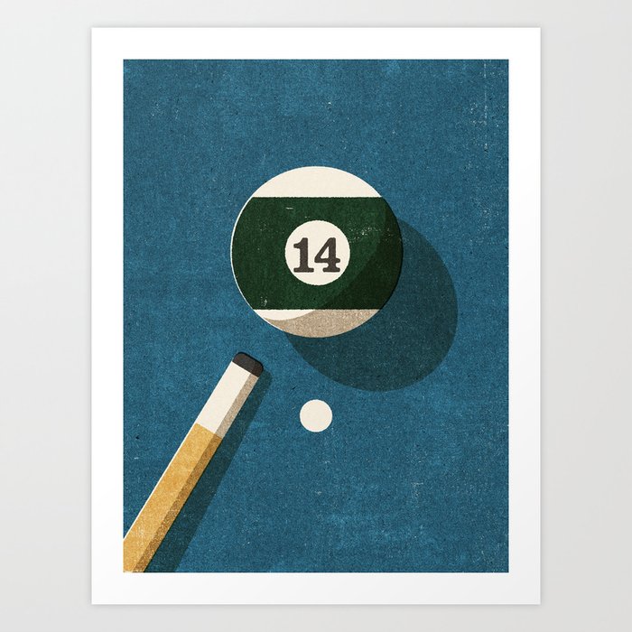 pool ball 14