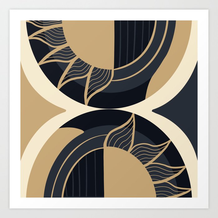 Semi Abstract Circle S Design