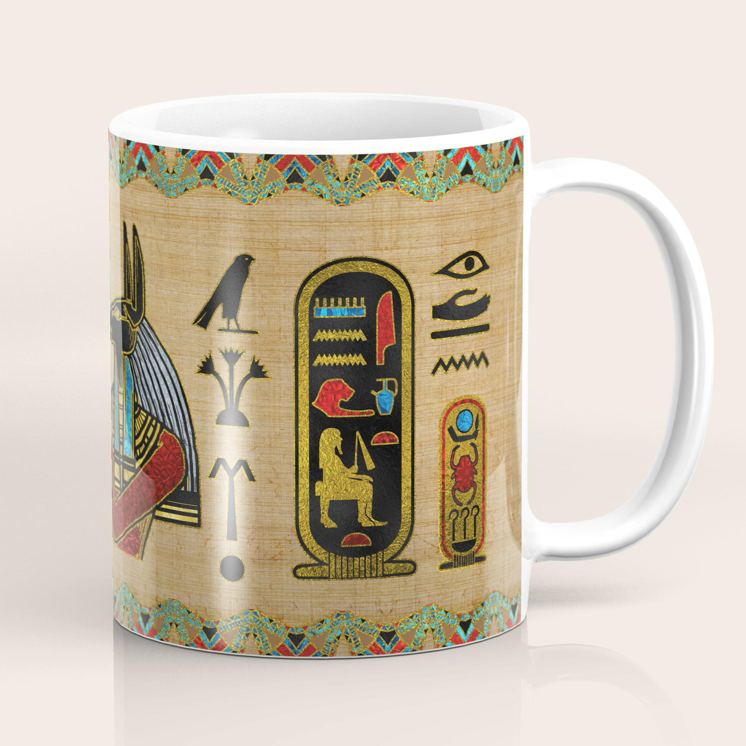 Drink & Barware Home & Living Anubis Ancient Egypt God Custom Made ...