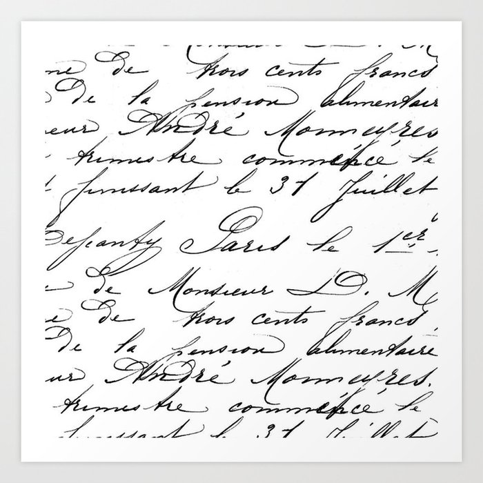 Vintage French Script Font