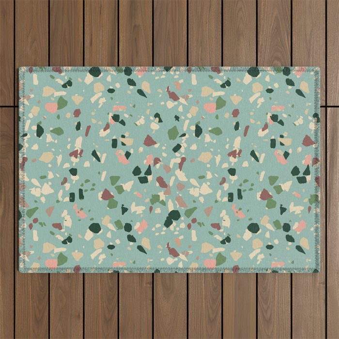 ZARAH TERRAZZO Outdoor Rug by holli zollinger | Society6