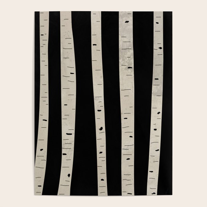 Birch Trees Poster by Renee Hanlon | Society6
