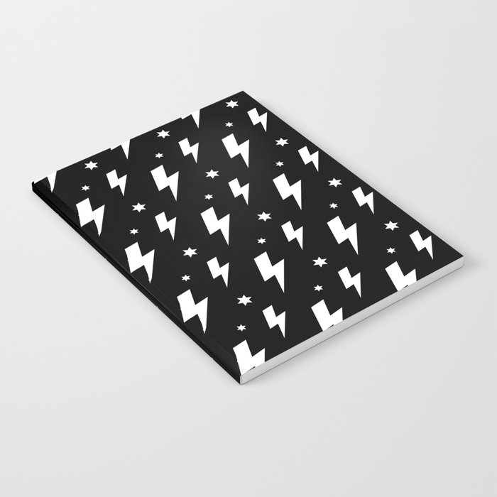 black and white lightning pattern
