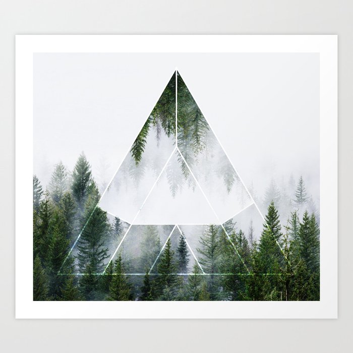 Sacred Geometry Art Triangles