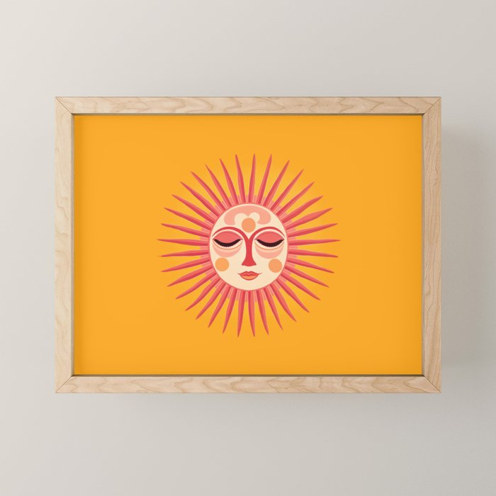 sun face with rays