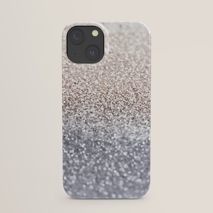 SILVER GLITTER iPhone Case by Monika Strigel | Society6