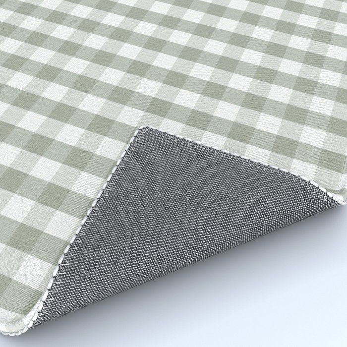 gray gingham rug