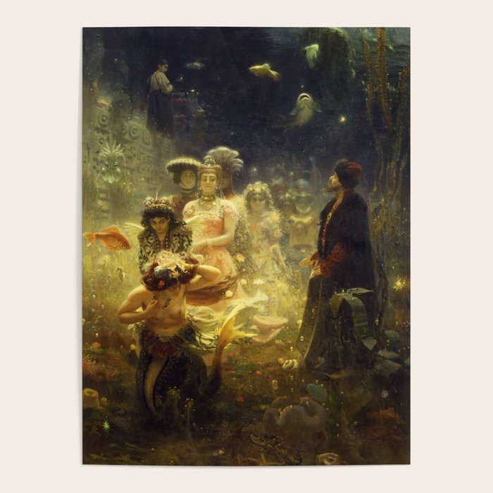 Sadko by Ilya Repin, 1876 Poster by Vintage Wall Art | Society6