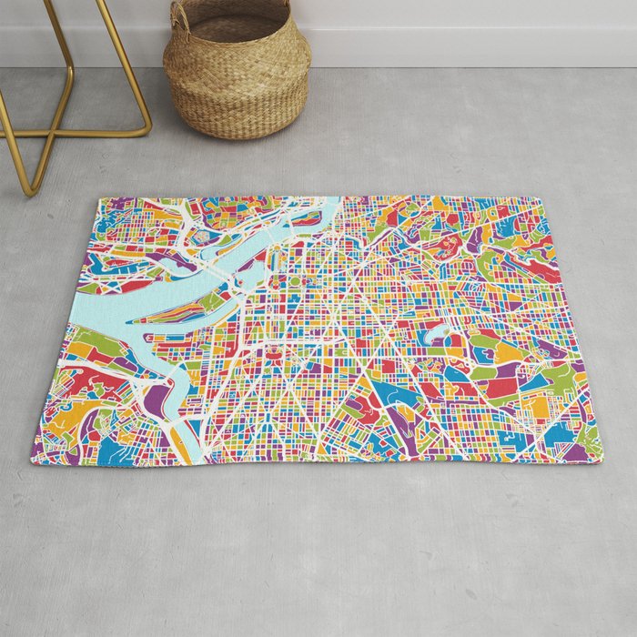 street pattern rug