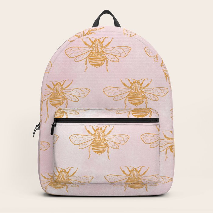 light pink bumblebee Backpack by Simple but Splendid | Society6