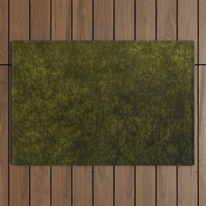 olive green velvet Outdoor Rug by KOOVOX | Society6