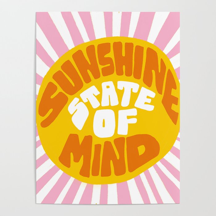sunshine type poster
