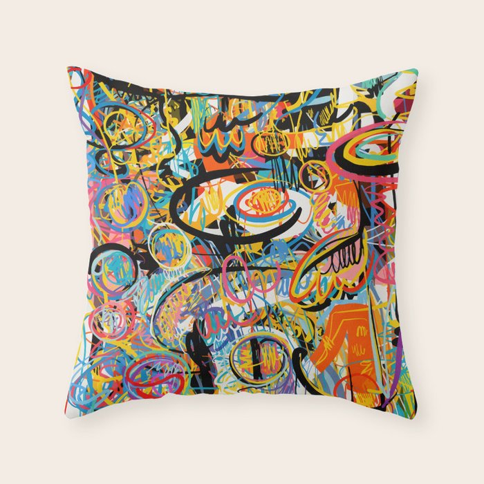 graffiti cushion