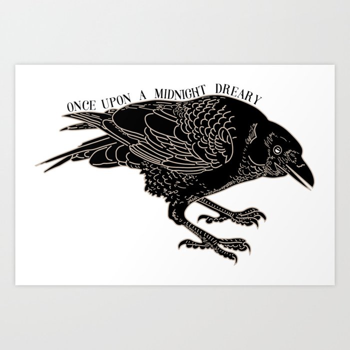 Once Upon A Midnight Dreary The Raven